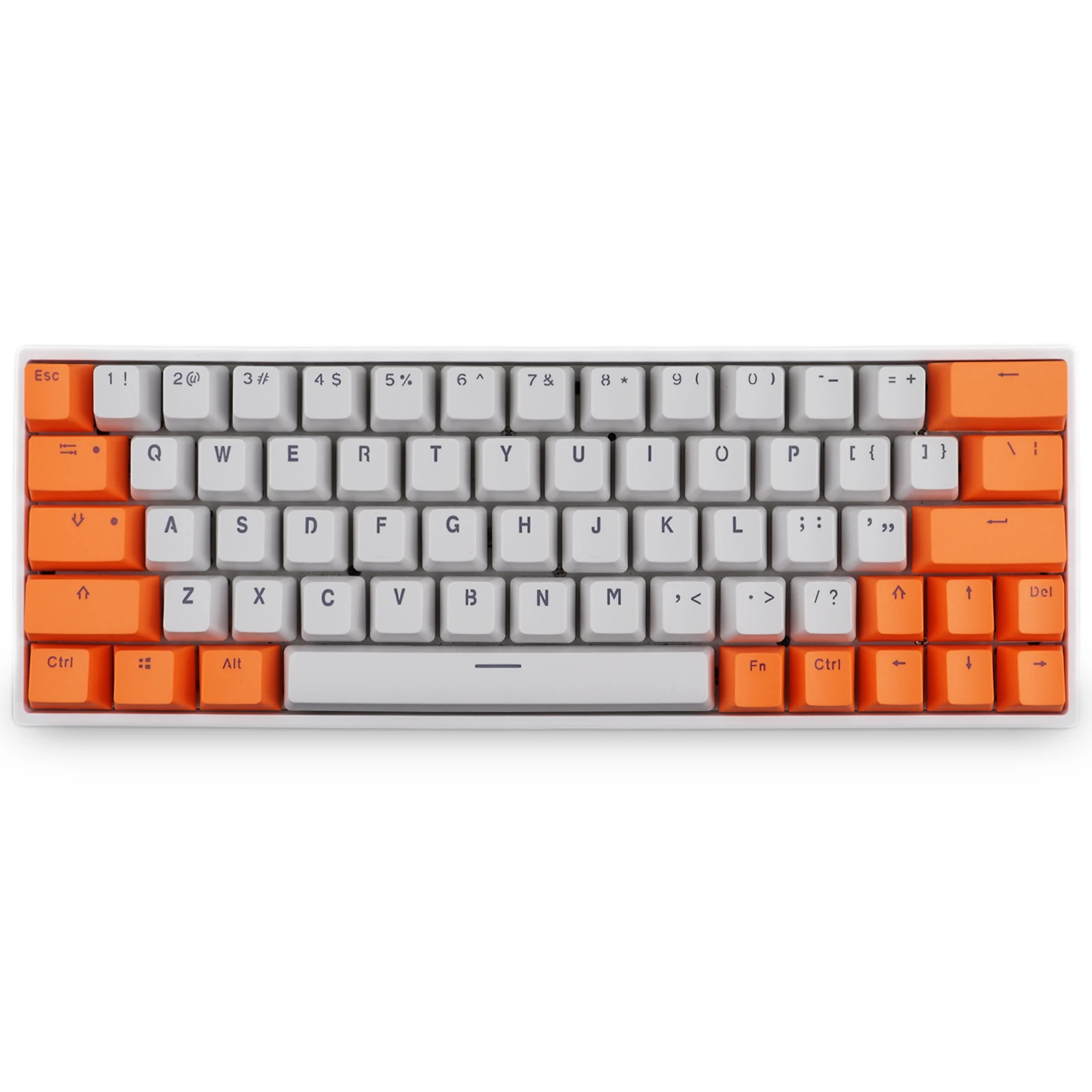 Pbt Keycap 64 Key Orange White Double Color Backlight Keycaps Universal ...