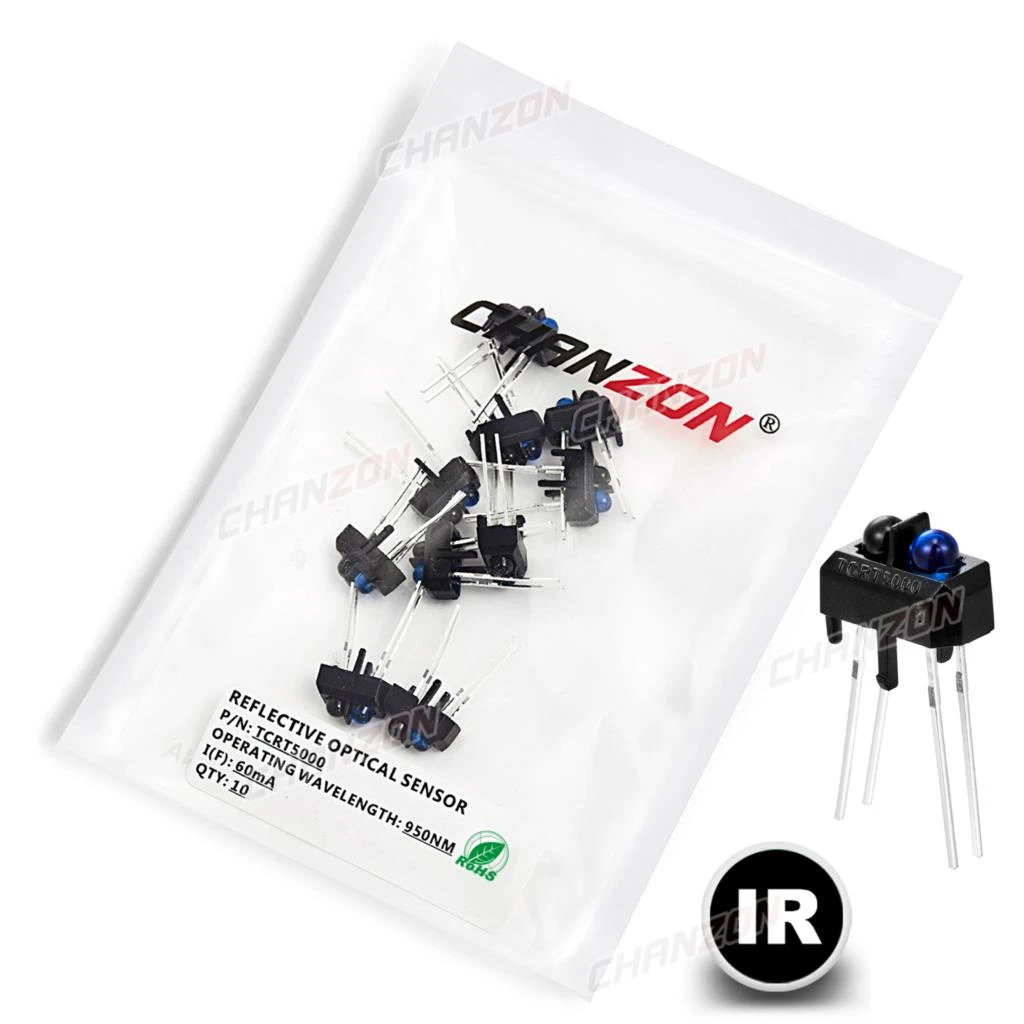 10pcs Tcrt5000 Tcrt5000l Ir Led Emitting Diode Infrared Switch Sensor ...