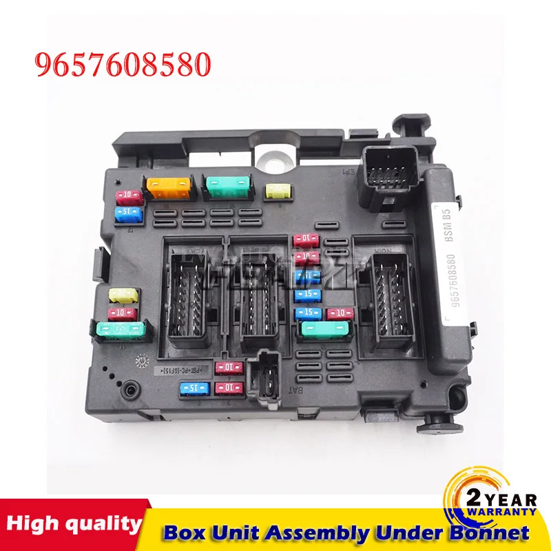 Fuse-Box-Unit-Assembly-Under-Bonnet-9657608580-BSM-B5-For-Lancia-Phedra ...