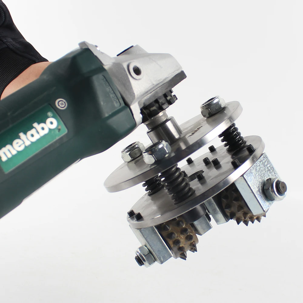 Floor Buffer 5 Inch Bush Hammer Plate For Angle Grinder - Concrete ...