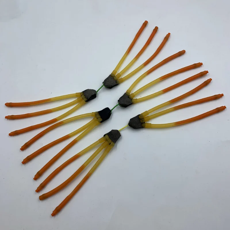 2PCS slingshot strong elastic rubber band latex powerful catapult ...