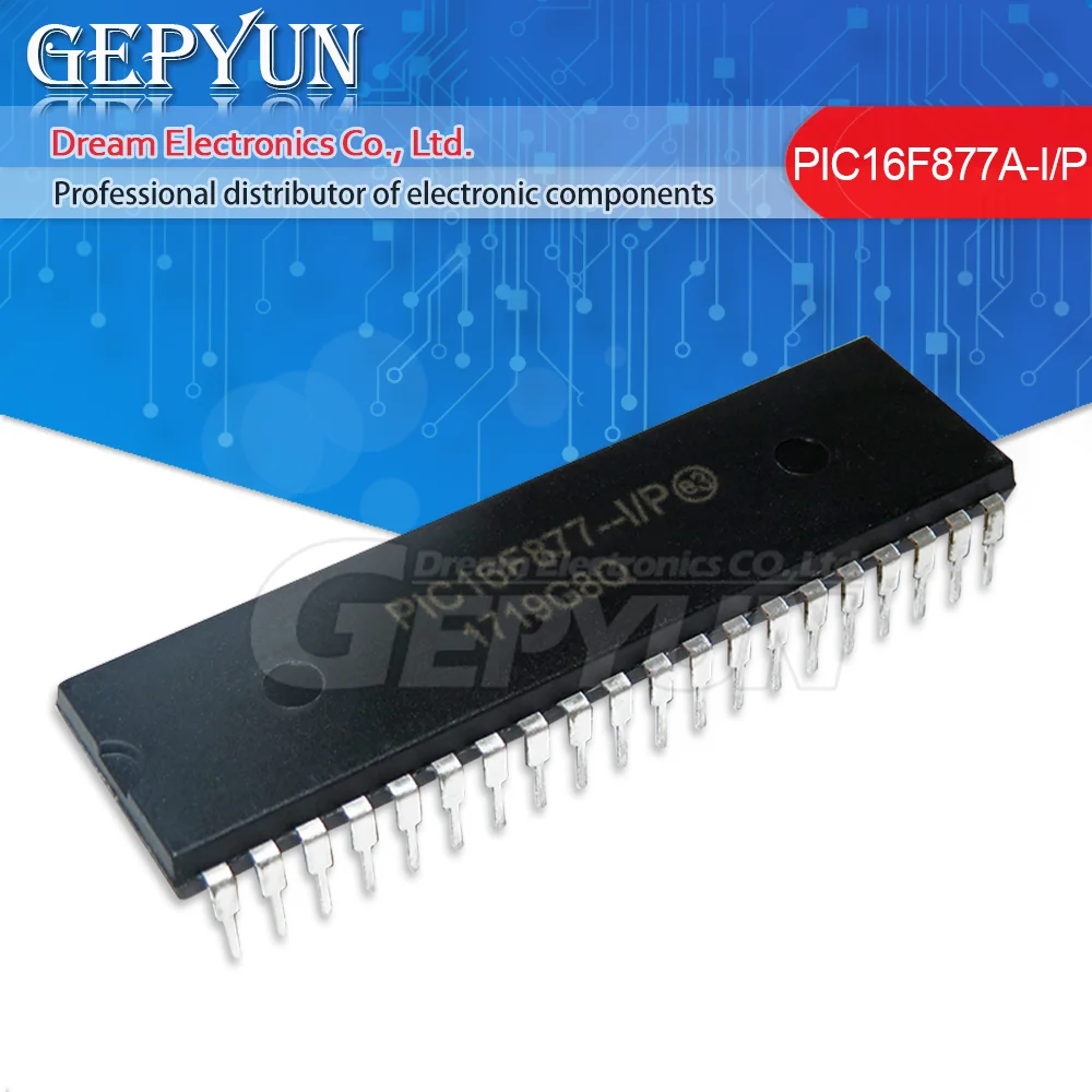 1PCS PIC16F877A-I/P PIC16F877A DIP40 PIC 16F877A DIP MICROCHIP ...