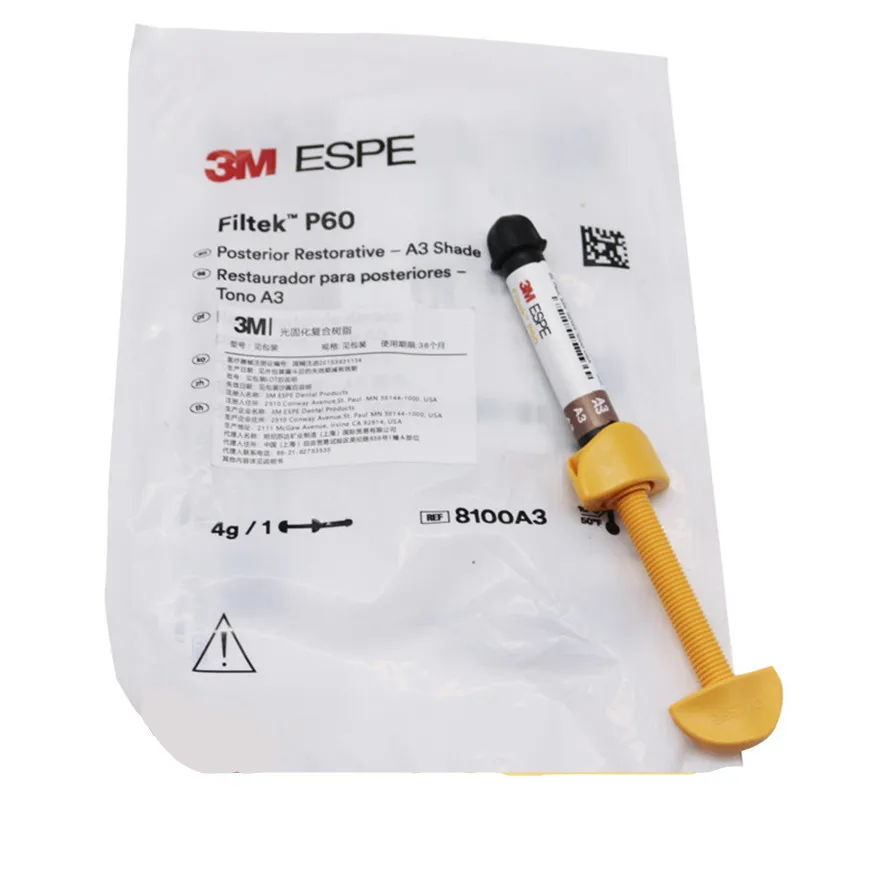3M ESPE Filtek P60 Posterior Dental compuesto Light-Cure resina 4g ...