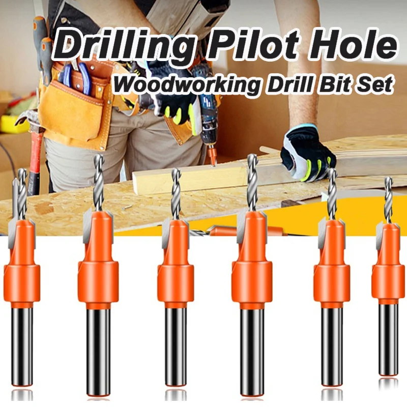 3.2x10mm -Foret à fraise HSS,vis de chanfrein pour le travail du bois ...