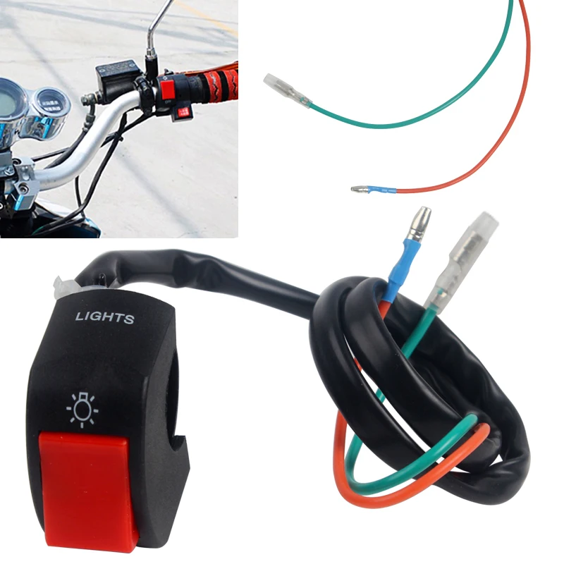 Leepee Op/Off Knop Connector Drukknop Motorfiets Switches Stuur ...