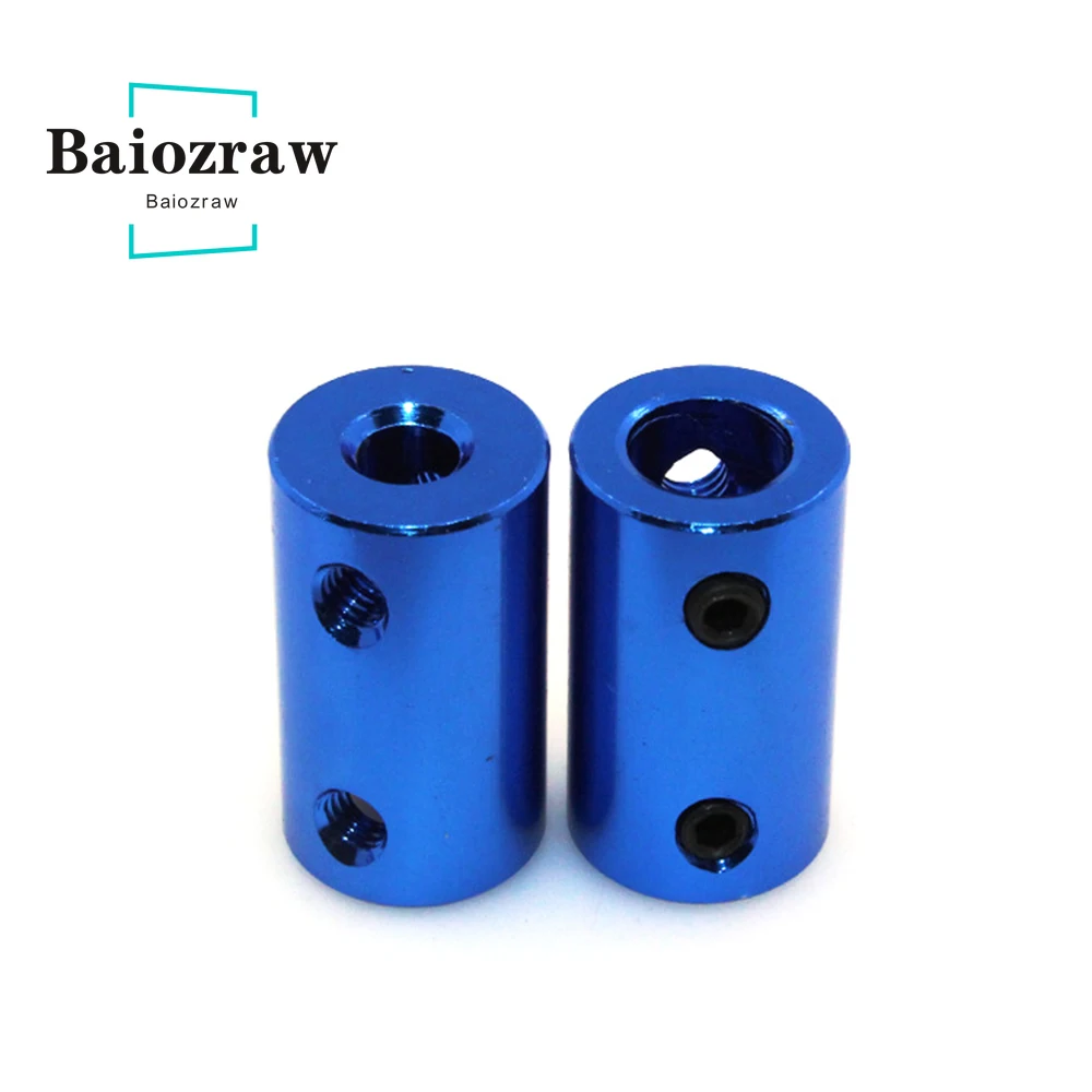 3d Printer Parts Aluminum Flexible Coupling Bore 5mm 8mm Blue Flexible ...