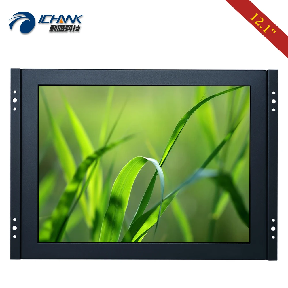 12-1-inch-PC-Monitor-800x600-4-3-Metal-Case-DVI-VGA-Embedded-Open-Frame ...