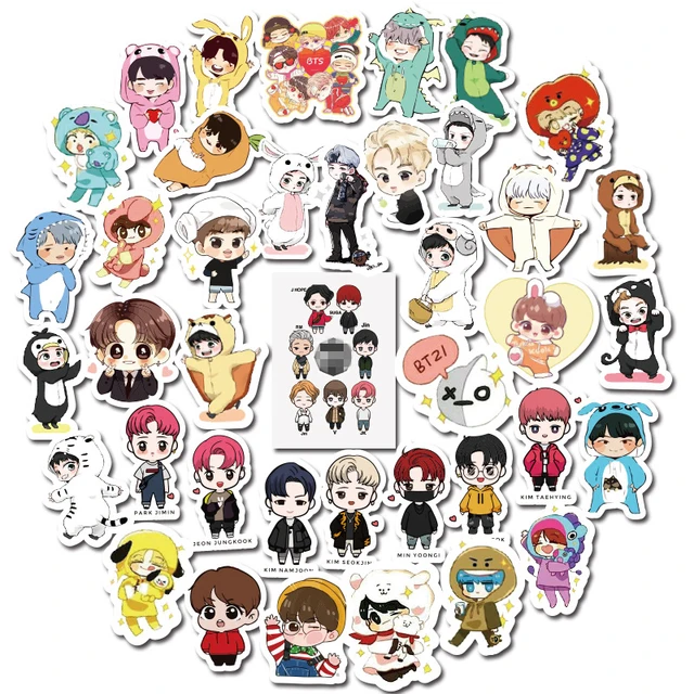 Best BTS Stickers Official Collection Online | KpopHeart