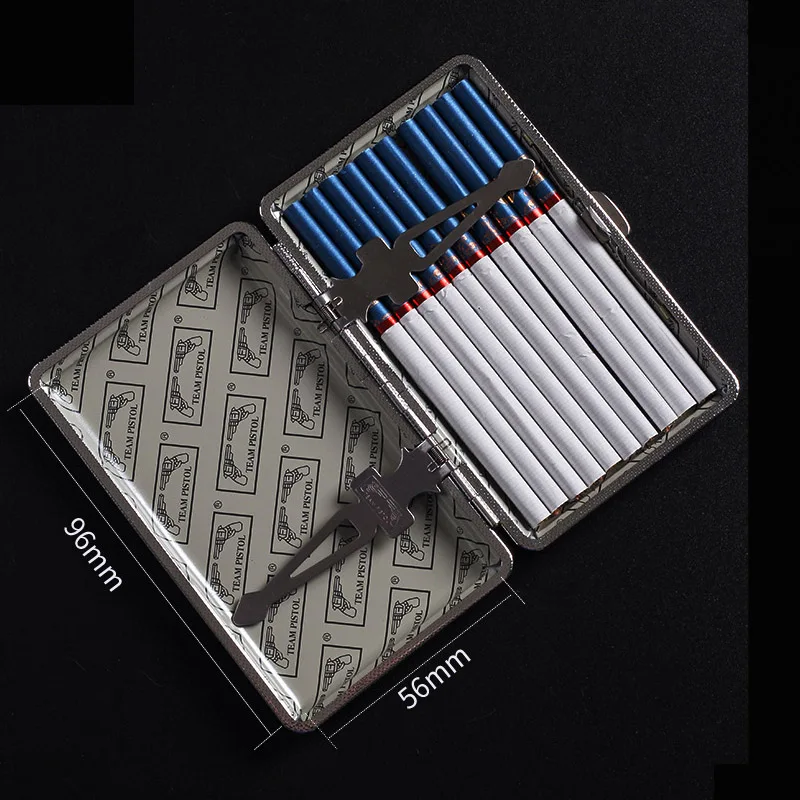 ETUI A CIGARETTE,Purple--Étui à Cigarettes en cuir mince pour femmes ...