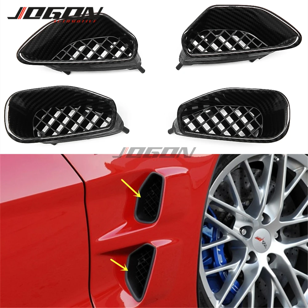 Para Chevrolet Corvette C6 ZR1 2009 2012 Fibra De Carbono Car Body Side ...