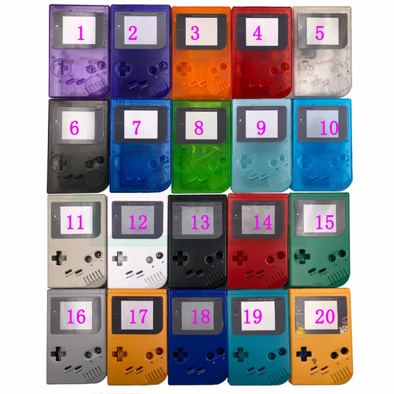 10pcs-For-Game-Boy-Classic-Replacement-Case-Plastic-Shell-Cover-for ...