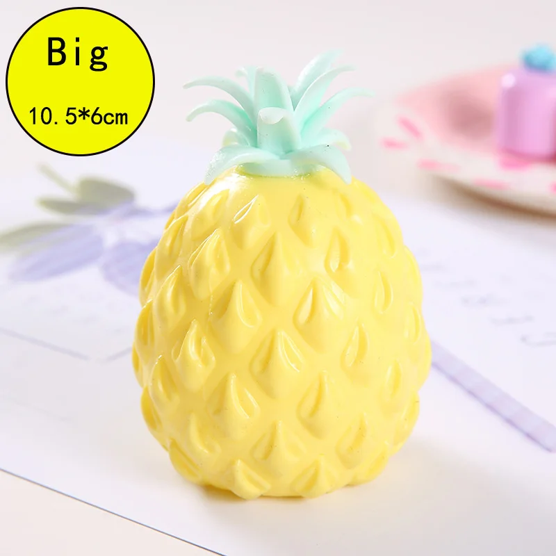 2021 New Anti Stress Soft Pineapple Ball Stress Reliever ToyChildren ...