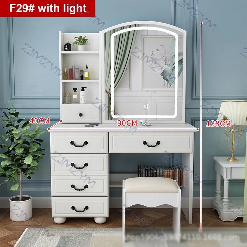 Simple Dressing Table With Mirror