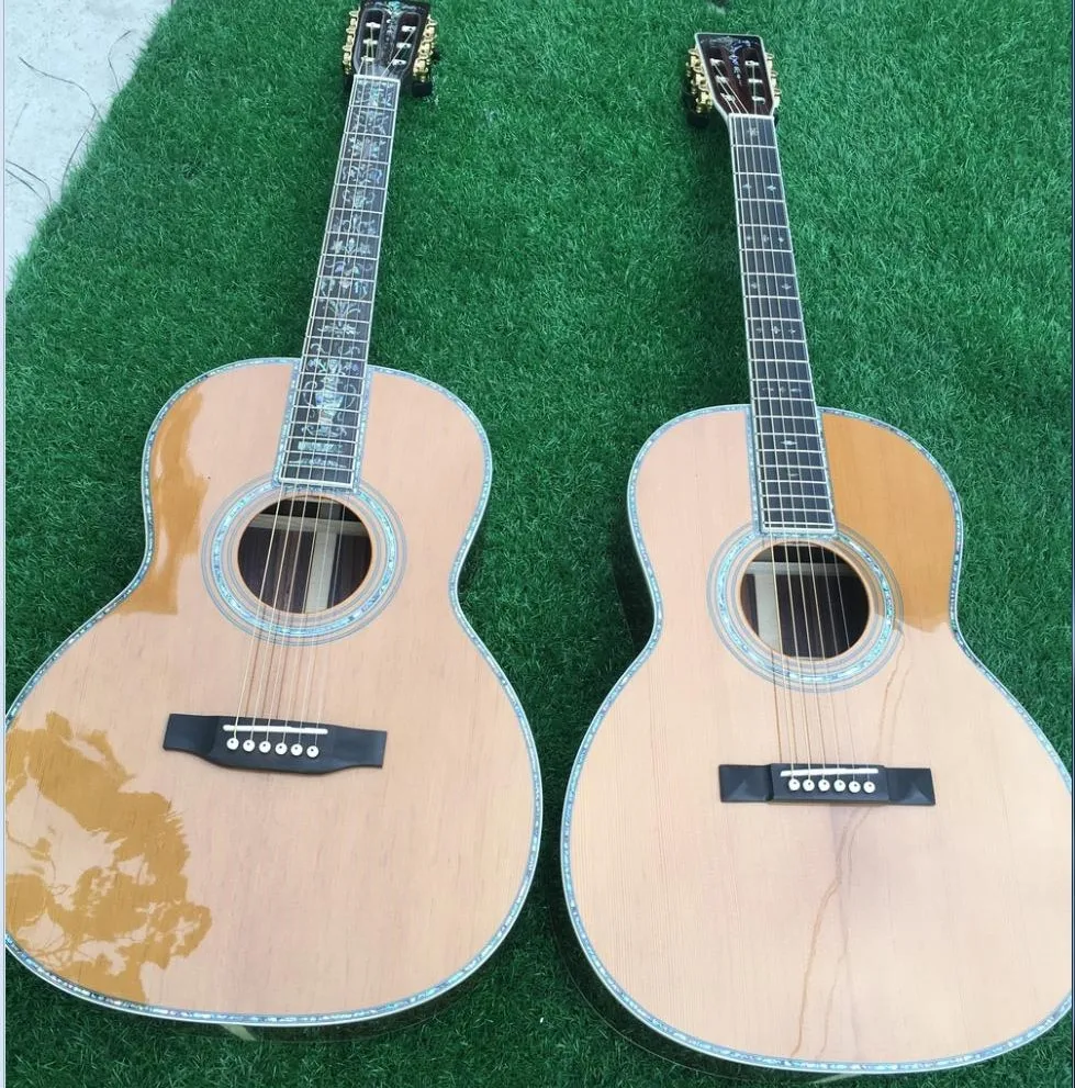 39" Real abalone 000 classical acoustic guitar 000-42/45 acoustic ...