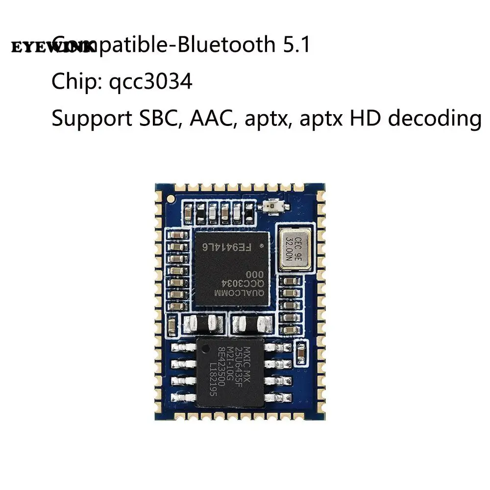 BTM334 QCC3034 Bluetooth 5.1 module APTX HD APTX I2S IIS|Integrated ...
