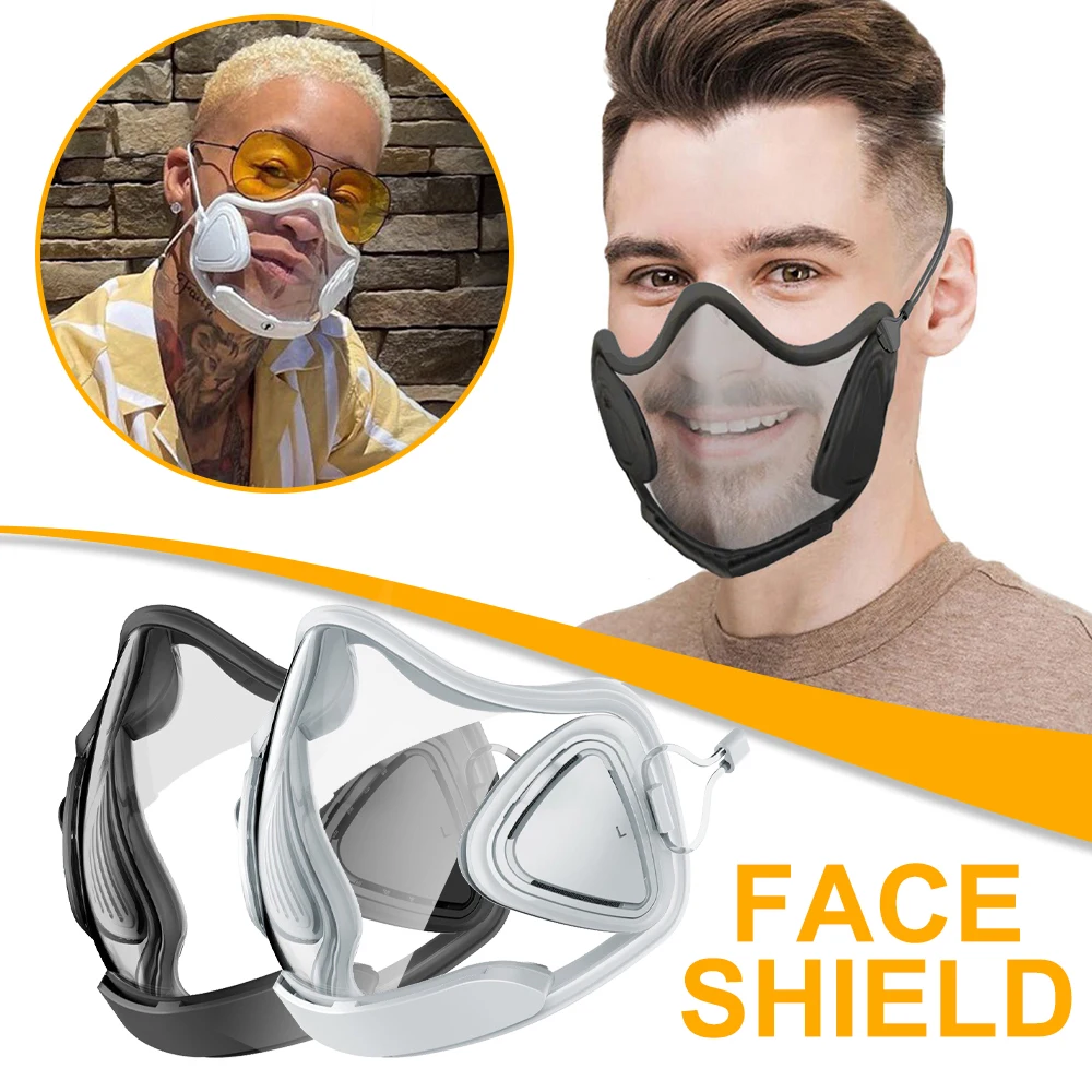 Adult-Transparent-And-Reusable-Shield-Transparent-Masks-Catering ...