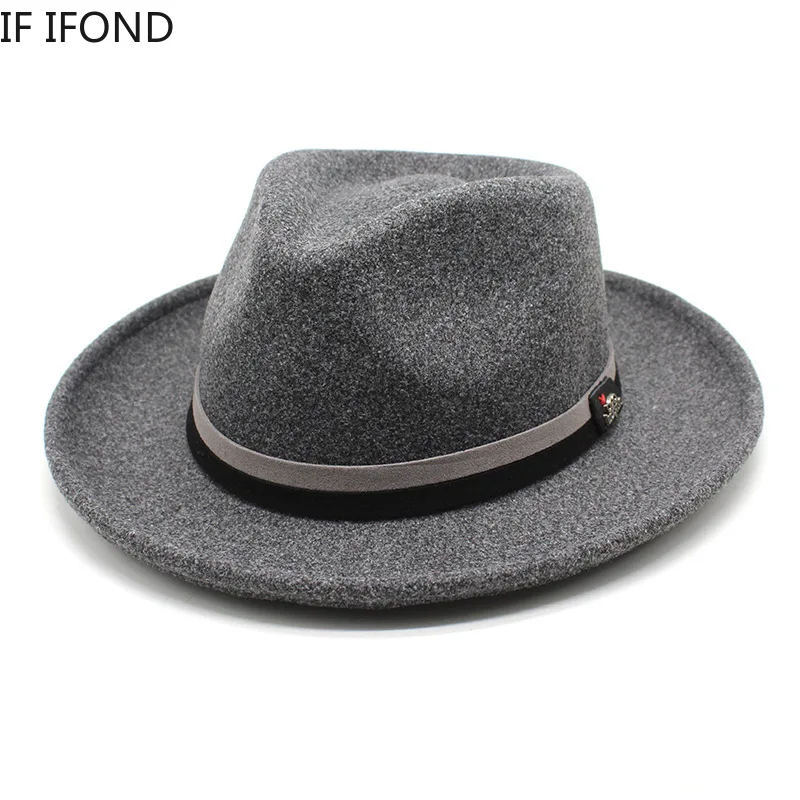Classic-Soft-Wool-Felt-Fedora-For-Men-Women-Autumn-Winter-Retro-Trilby ...