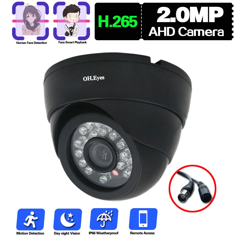 1080P-CCTV-Analog-Dome-Camera-AHD-Outside-Security-Camera-with-Motion ...