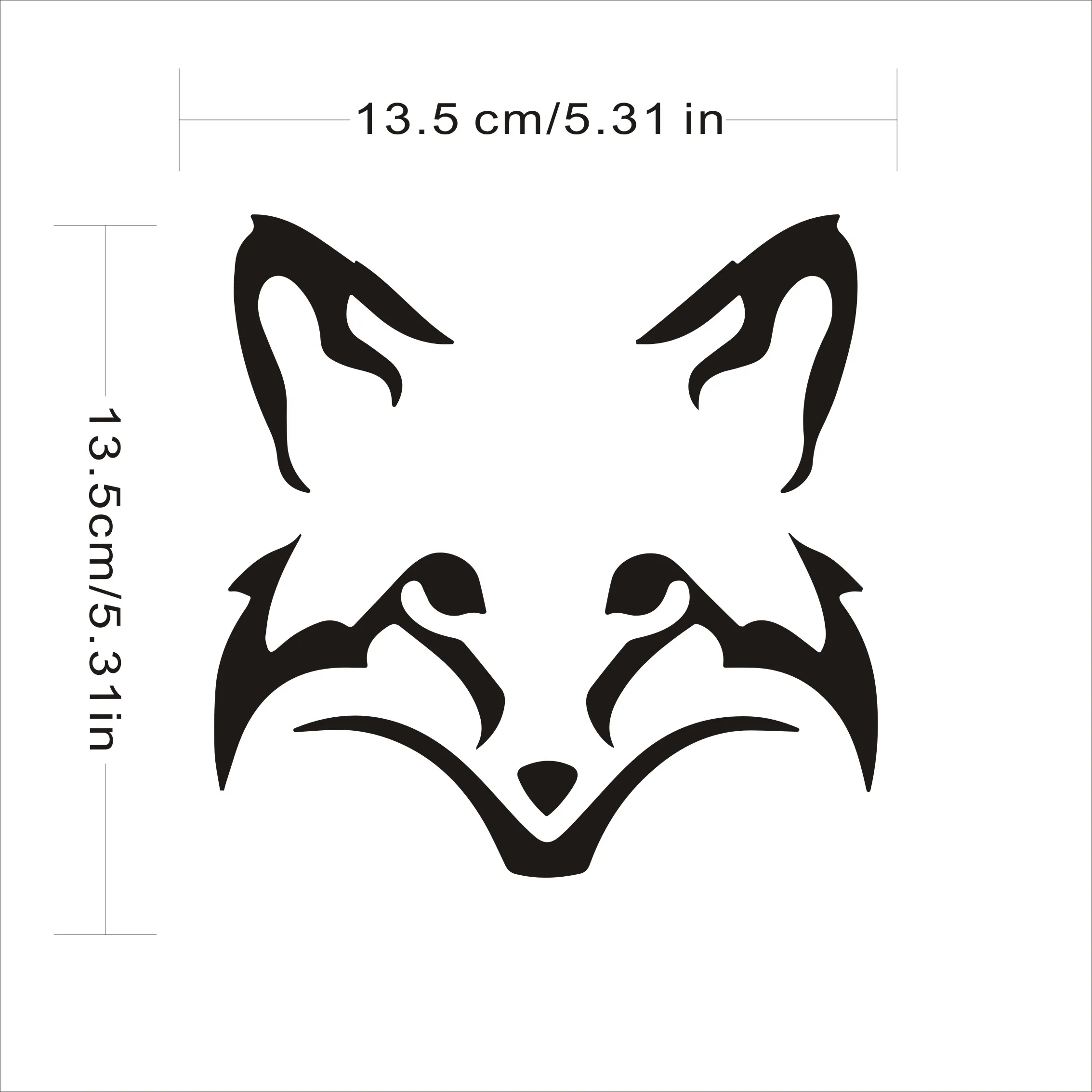 Fox Head Stencil