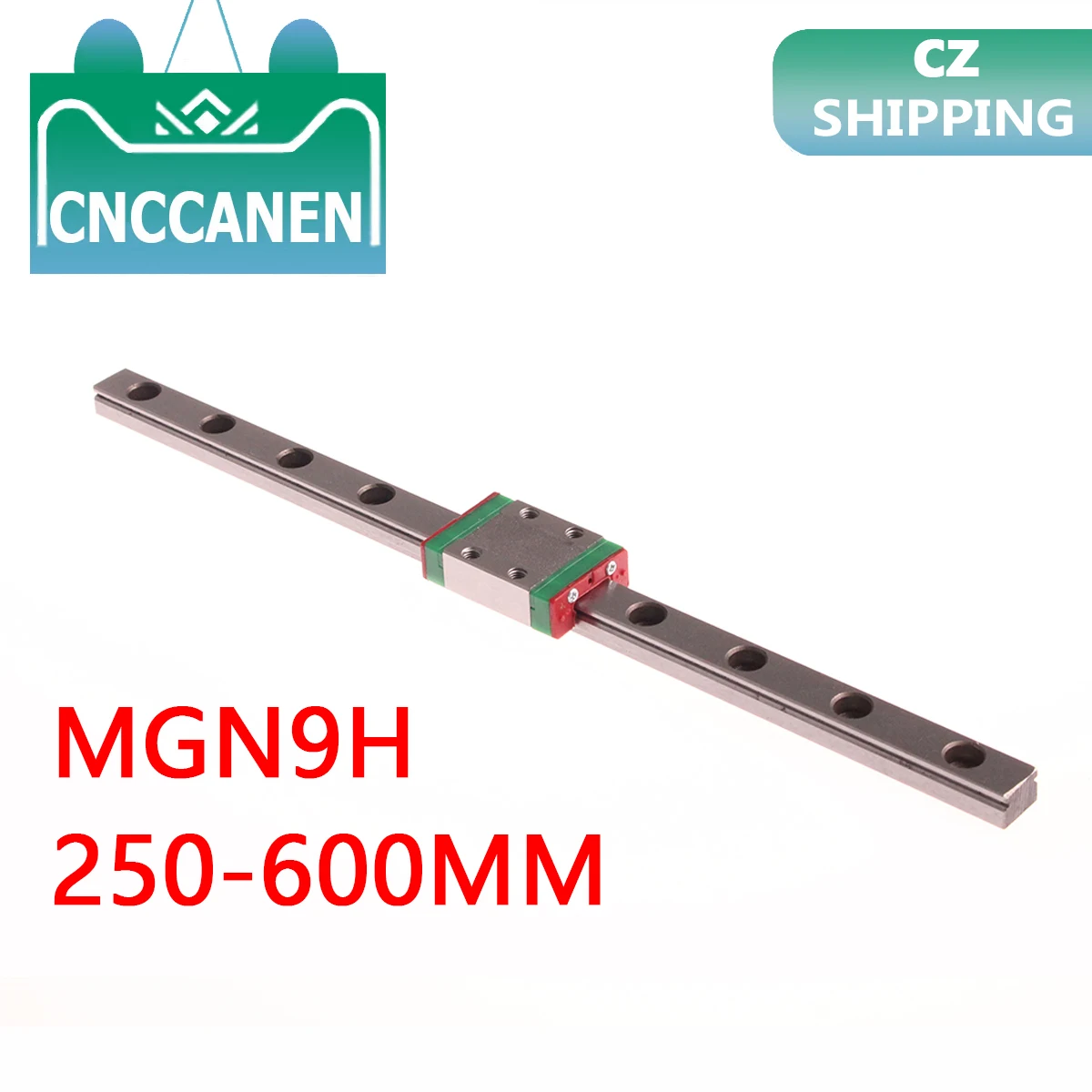 MGN9 Miniature Linear Rail Slide 250/300/350/400/450/500/550/600mm 1PCS MGN Linear Guide + MGN9H ...