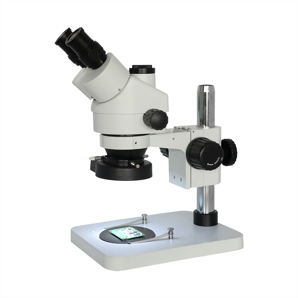 7x-45x Xsz7045-b1 Binocular Zoom Stereo Microscope With Led Ring Light ...