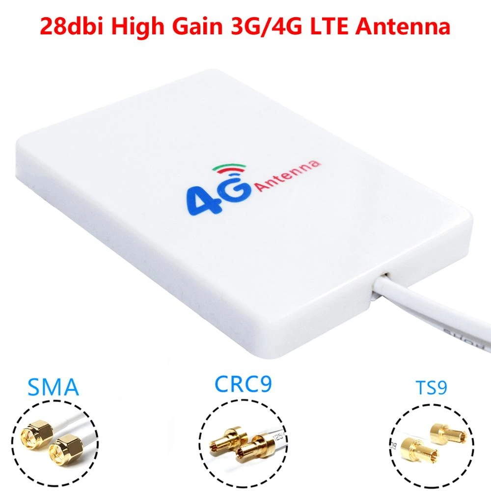 28dbi High Gain 3g 4g Lte Router Modem Aerial External Antenna Dual Sma ...