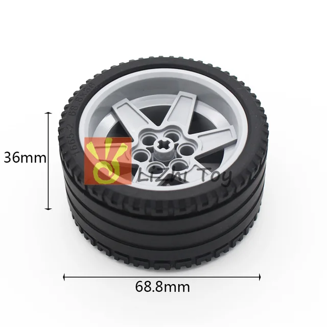 Technic Blocks Parts Tire Cars Wheel Educational Toys Compatible ...