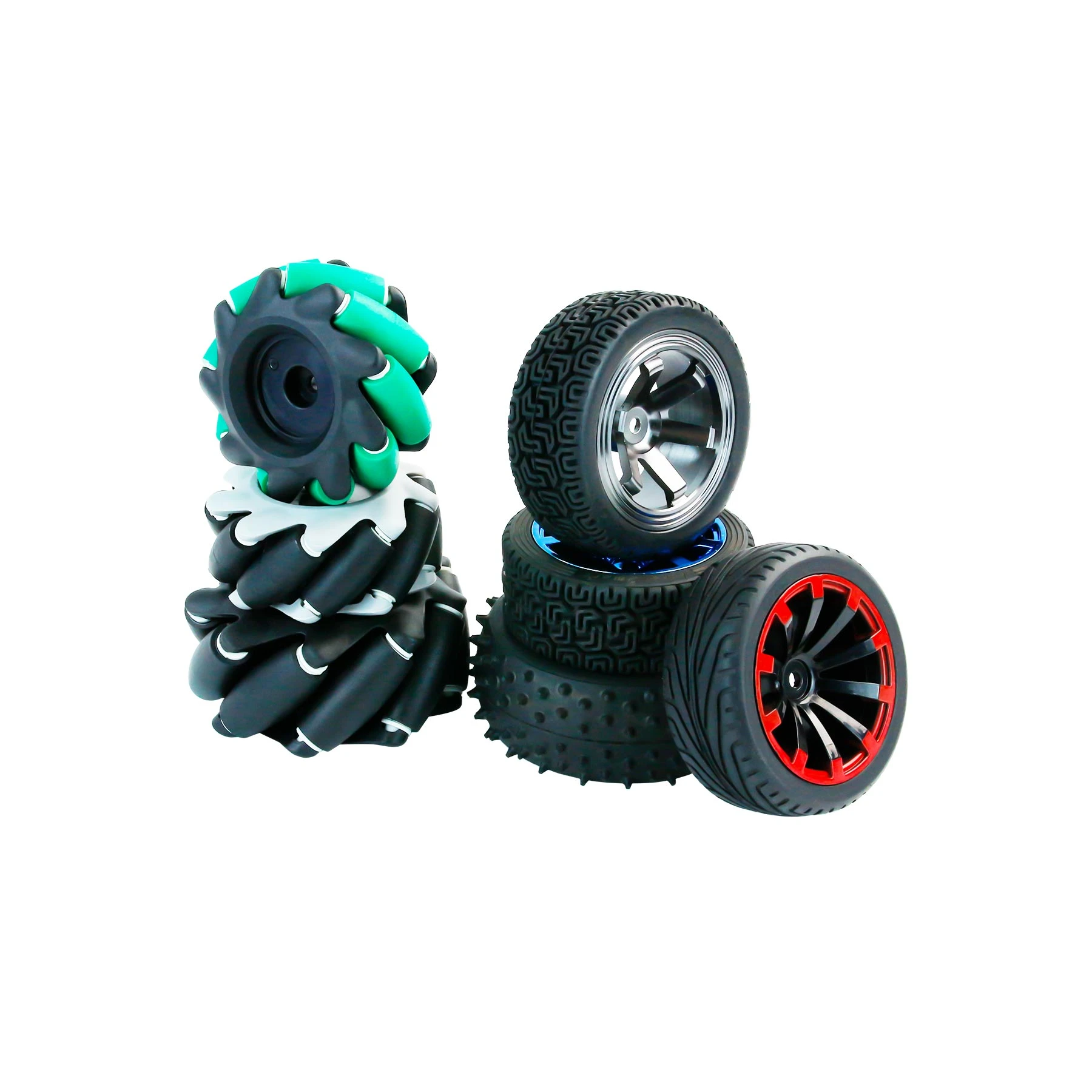 65mm 85mm High Grip Rubber Tires Tyres Mecanum Wheel With Hexagonal ...