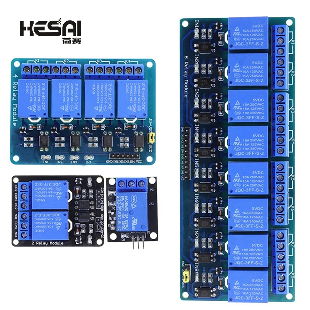 Relé 5V/12V 1 2 4 6 módulo de relé de 8 canales raspberry relé con fotoacoplador utilizado en ...