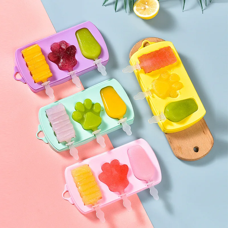Silicone Ice Cream Mold DIY Handmade Eco Friendly Popsicle Mold Mousse ...