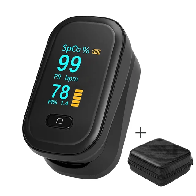 Professional Pulse Oximeter OLED Blood Oxygen Oximeter PR SpO2 Blood ...