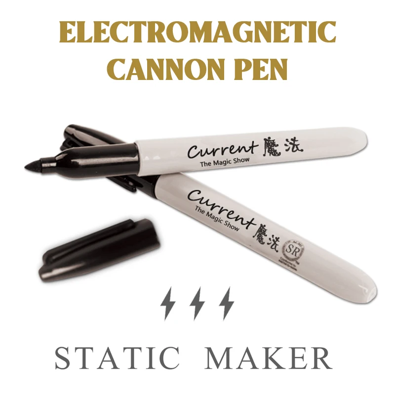 Seven in one magic pen electromagnetic cannon pen close up magic props ...