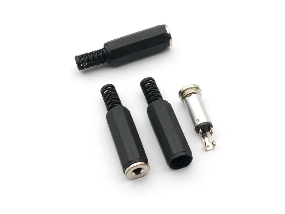 10pcs 3.5mm Female Stereo Adapter Jack Plug Audio Connector Socket ...