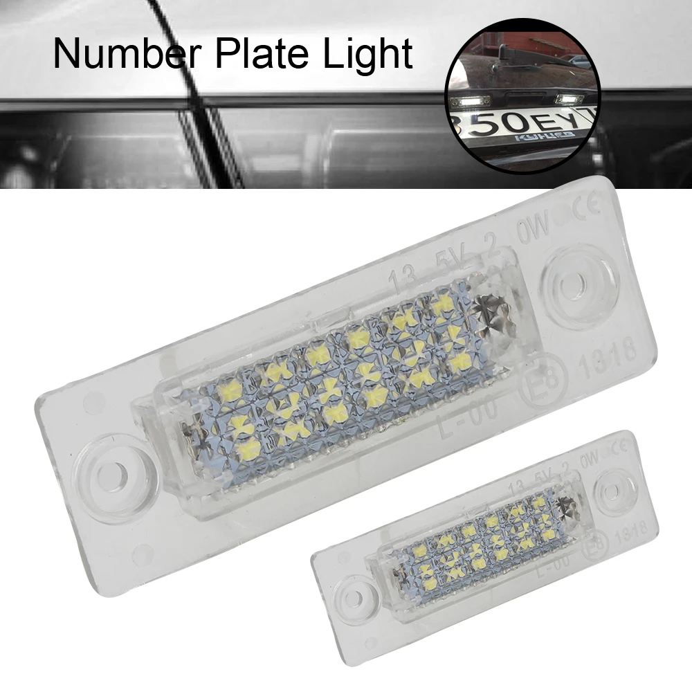 12V-Car-License-Plate-Lights-18-LED-Bright-Number-Lamps-Auto-Taillights ...