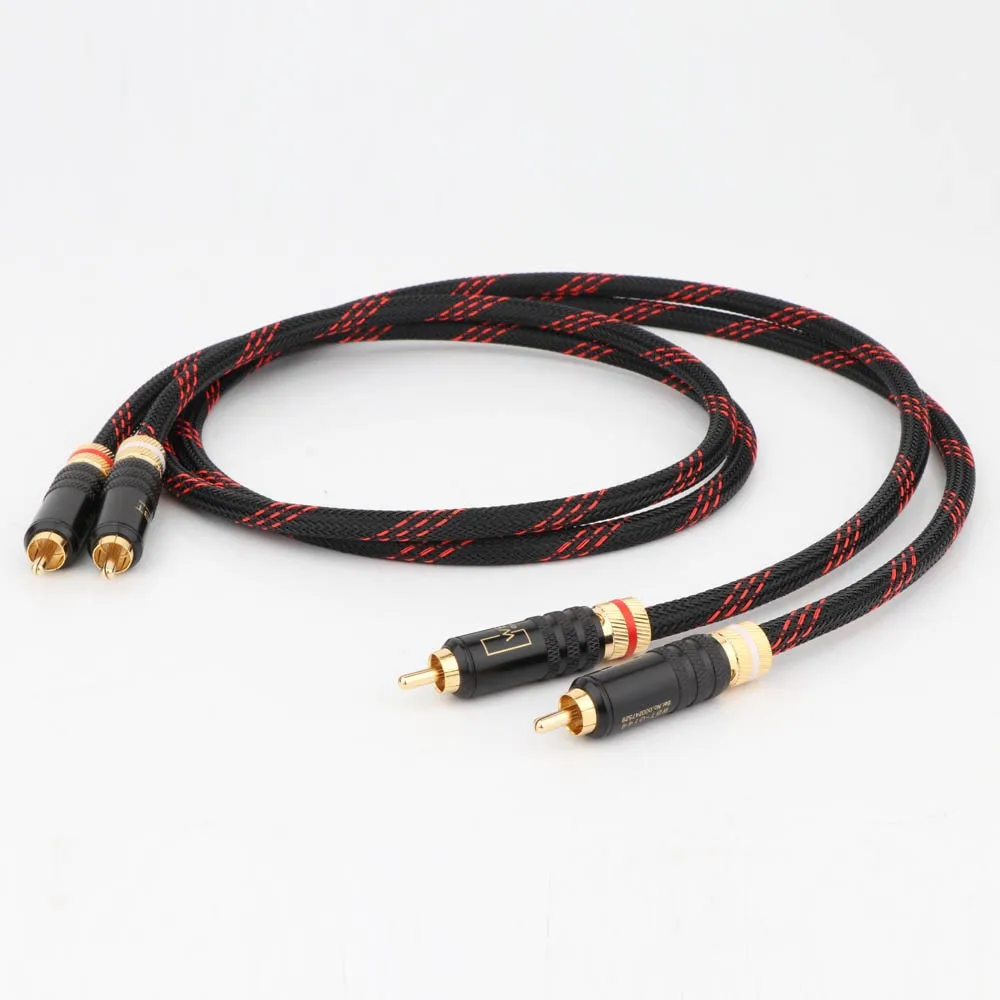 Hi End Audio Cable High End HIFI RCA Audio Cables With WBT Plug Audio ...