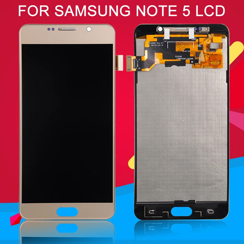 Dinamico для samsung Galaxy Note 5 ЖК-дигитайзер N9200 ЖК-дисплей N920F ...