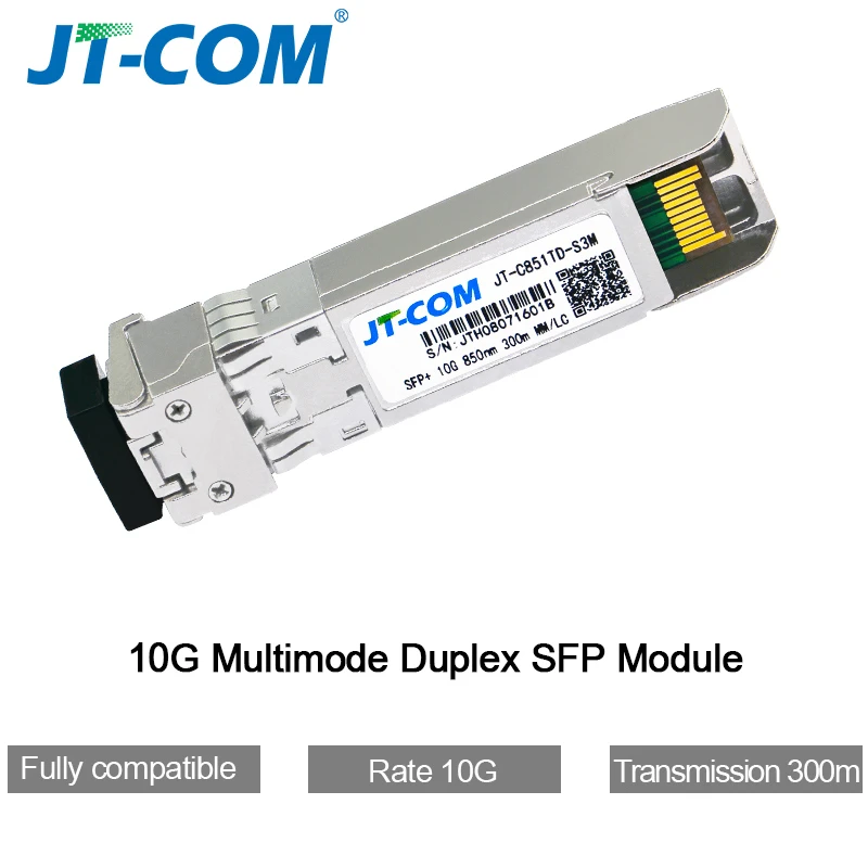 10g Sfp+ Duplex Lc Sfp Module Multi-mode 850nm 300m Sfp-10g-sr With ...