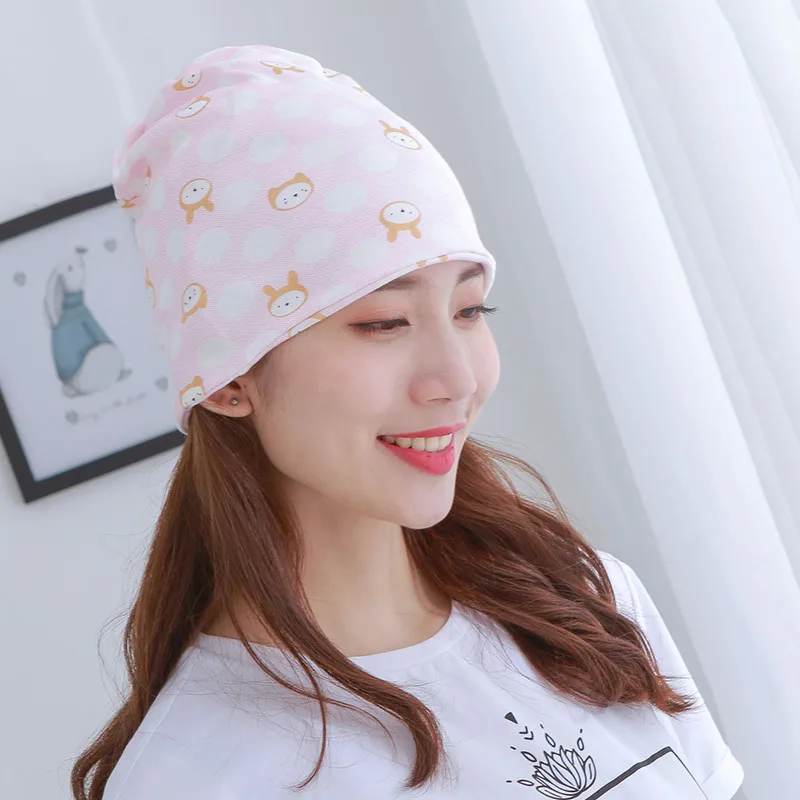 New Fashion Pregnant Women Hat Print Cotton Maternity Hat Comfortable ...