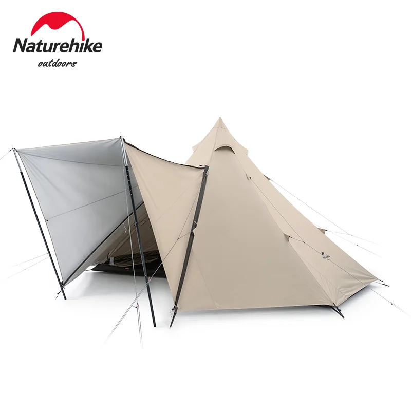 Naturehike-Tent-Waterproof-150D-5-8-Person-Tent-Portable-Large-Pyramid ...