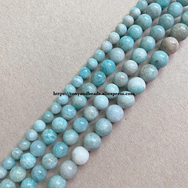 Genuine Semi precious B Quality Natural Brazil Mixed Amazonite Stone ...