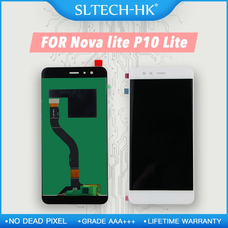 Pantalla LCD de 5,2 pulgadas AAA +++ para HUAWEI P10 Lite, con marco ...