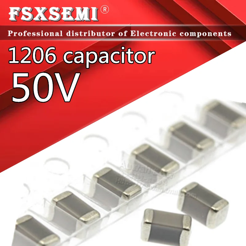 100pcs-1206-50V-SMD-Thick-Film-Chip-Multilayer-Ceramic-Capacitor-1pF ...