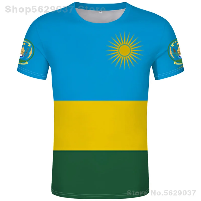 RWANDA-t-shirt-diy-free-custom-made-name-number-rwa-T-Shirt-nation-flag ...