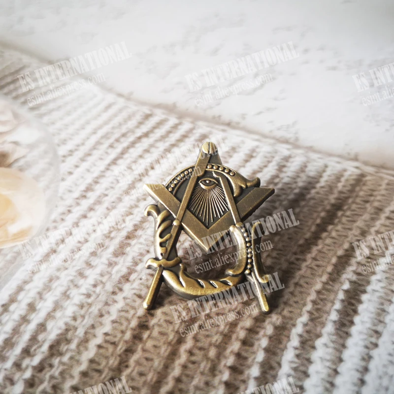 Masonic Lapel Pins Freemasonry Badge Mason Freemason Blm6 Size 2.5*3 ...