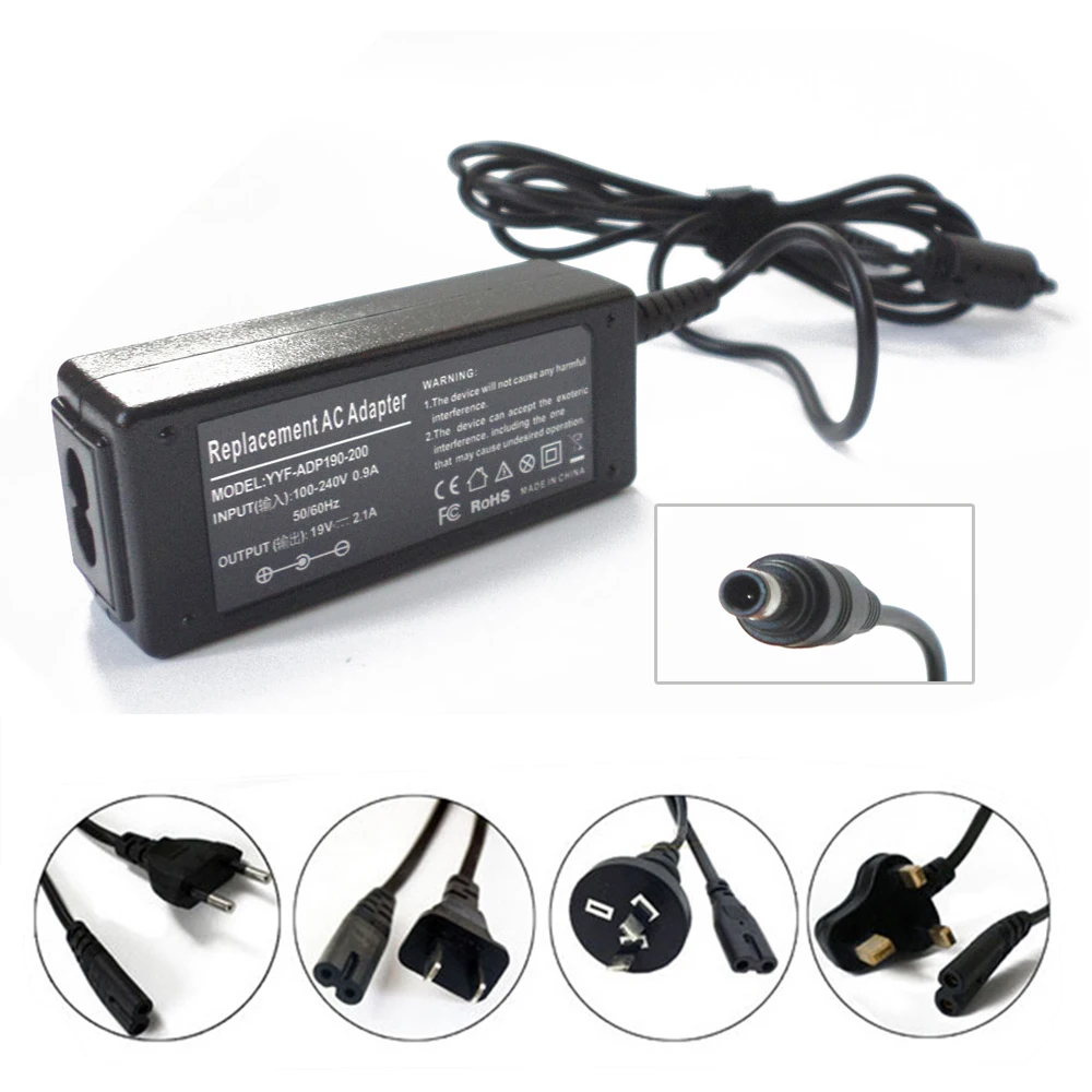 New 19V 2.1A 40W Netbook AC Adapter Battery Charger Power Supply Cord ...