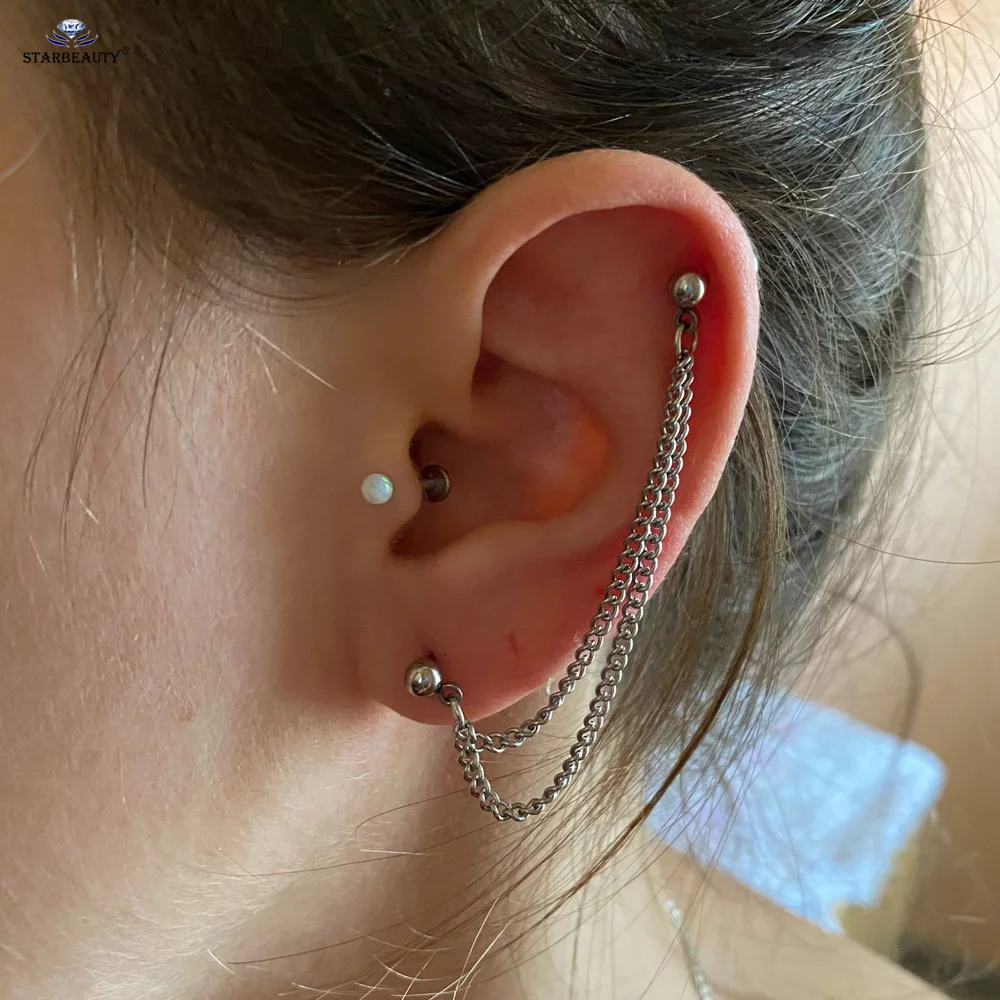 Ear Piercings Cartilage Chain