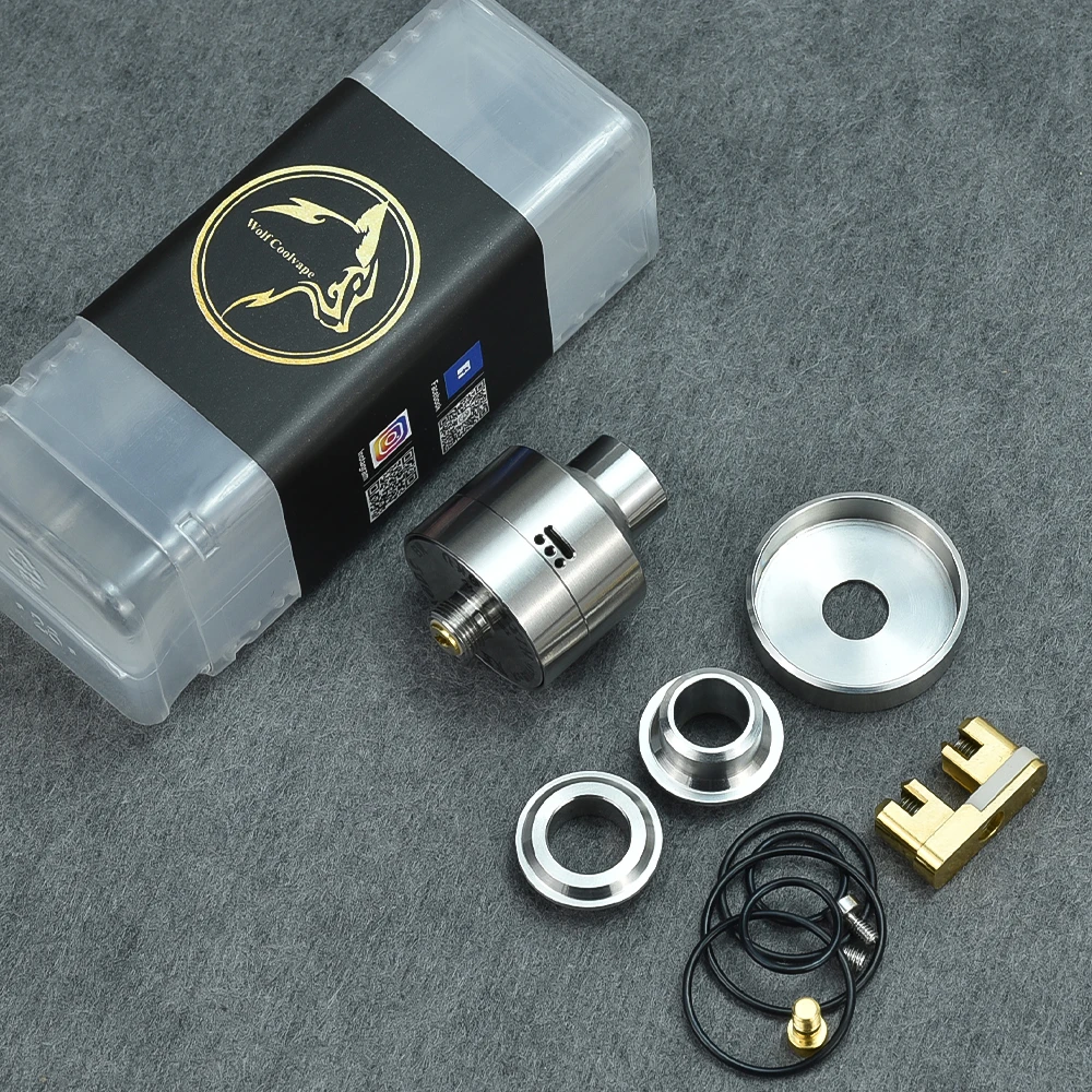 22MM Nisshoku rda MTL Atomizer with Squonk BF PIN Single Coil or Dual ...