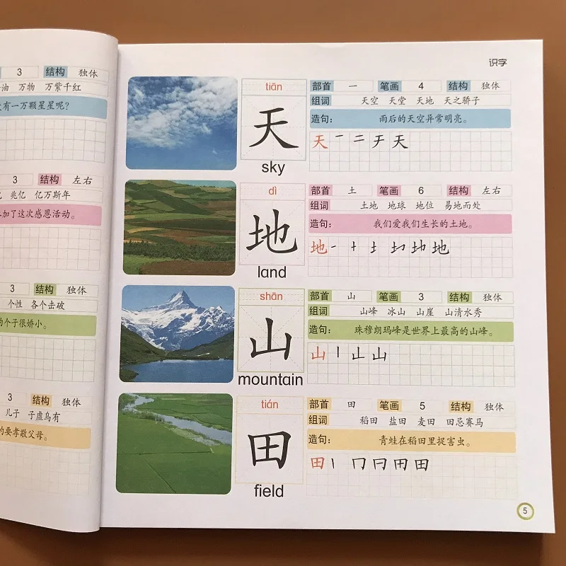 New-1book-Chinese-Characters-Learning-Books-Early-Education-for ...
