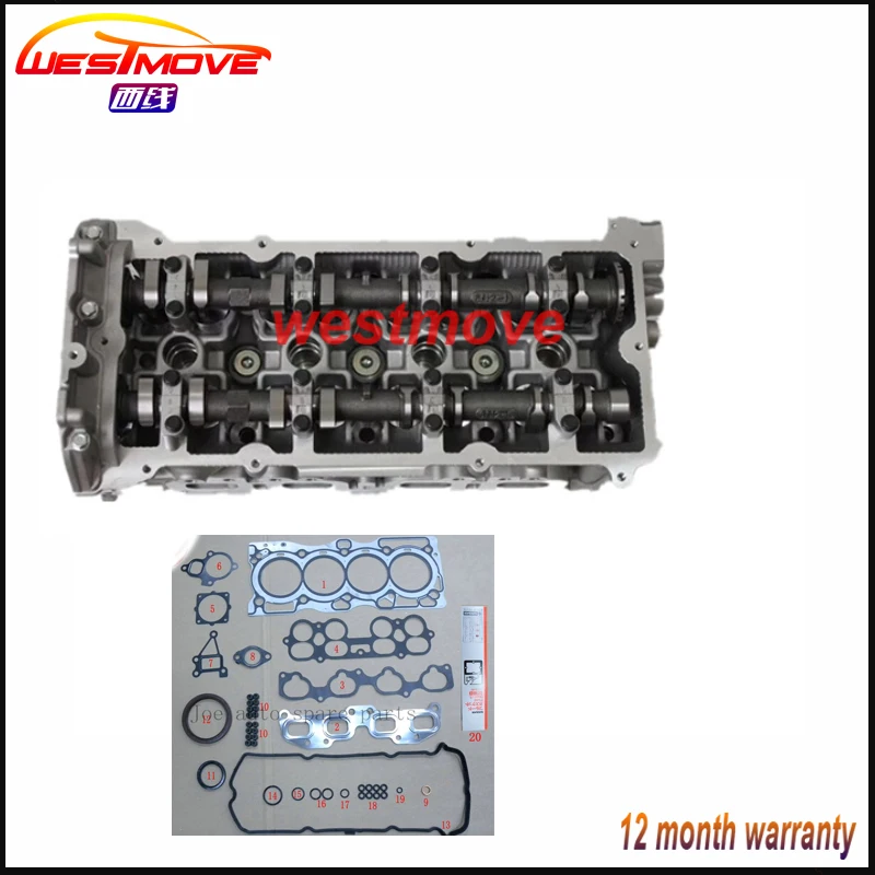 QR25 QR25DE Engine Cylinder Head Assembly 11040-MA00A 11041-MA00A For ...