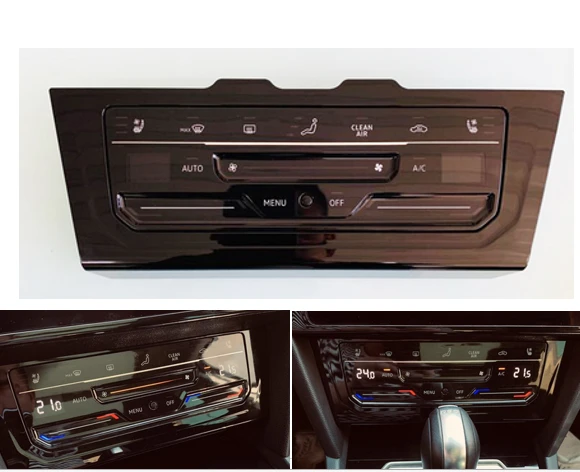 LCD touch screen automatic air conditioning panel Heated and ventilated ...